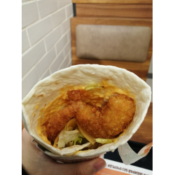 Отзыв о Шримп ролл BurgerKing | Три сушеные креветки и невкусный соус