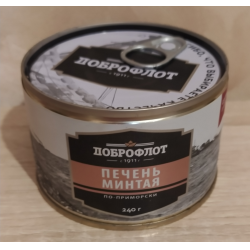 Отзыв о Печень минтая Доброфлот "По-приморски" | Вкусная и нежная, но ...