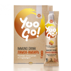 Отзыв о Напиток Siberian Wellness Yoo Go! Immuno Drink "Лимон-имбирь ...