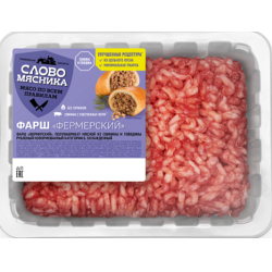Отзыв о Фарш "Слово мясника" Фермерский | Брать можно, нормальный фарш