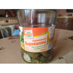 Отзыв о Маринованные корнишоны деликатесы "Баварские" Глобус | Подошли ...