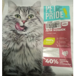 Отзывы о Сухой корм для кошек Pet Pride с индейкой