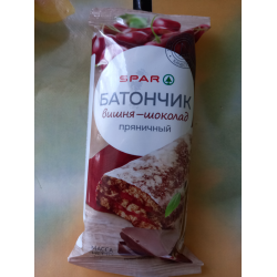 Отзыв о Пряничный батончик Spar "Вишня-шоколад" | Ничего особенного.