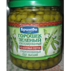 Отзывы о Горошек зеленый консервированный Брилево