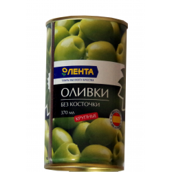 Отзыв о Оливки ЛЕНТА без косточки "Крупные" | Для салата в самый раз